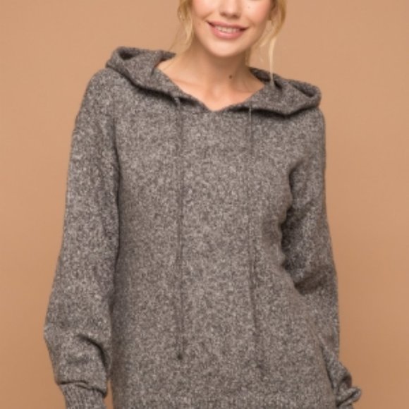 Hem and Thread | Sweaters | Hem Thread Heather Gray Hoodie Sweater N ...
